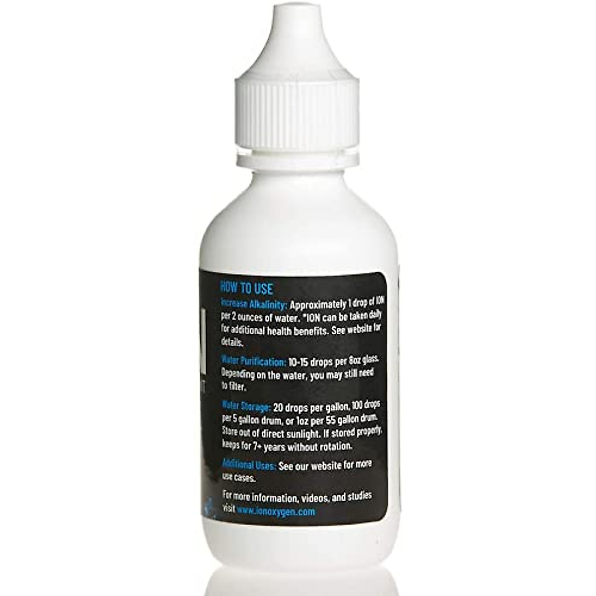 Ion Alkaline Water Drops PH Booster & Water Treatment Drops | All Natural Ingredients