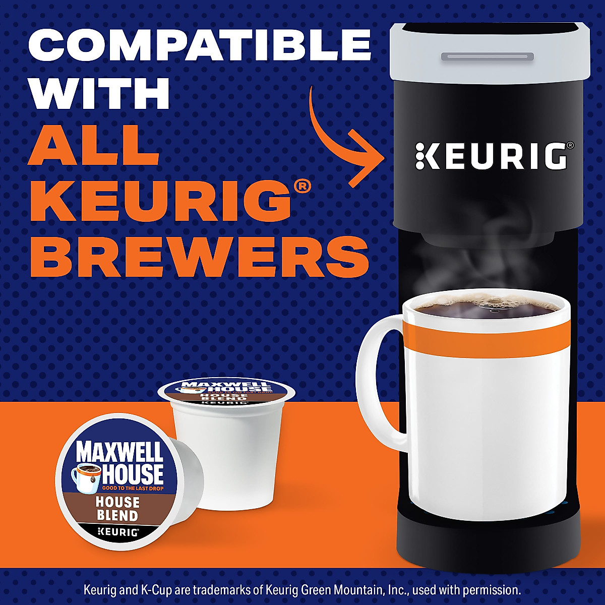 Maxwell House House Blend Medium Roast K-Cup Coffee Pods (84 Pods)