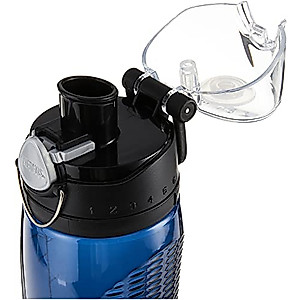 Thermos Nissan Intak Hydration Water Bottle with Meter, Blue