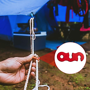 SATINIOR 20 Pieces Guyline Tensioner Aluminum Alloy Guy Line Cord Adjusters Tent Rope Tensioners Paracord Tensioner for Outdoor Tent Camping Hiking Accessories