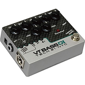 Briskdrop Tech 21 SansAmp Character Series VT Bass DI Bundle with 2 Instrument Cables and Tuner