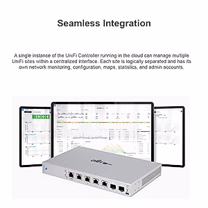 Ubiquiti Networks UniFi Switch 6 XG PoE, 10G 6-Port Switch with 802.3bt PoE++ (US-XG-6POE)