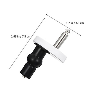 UKCOCO Toilet Seat Bolts and Screws - Toilet Seat Hinges Quick Release Hinge Fixings Toilet Seat Replacement Parts Kit For Toilet Seat Hinges Replacement