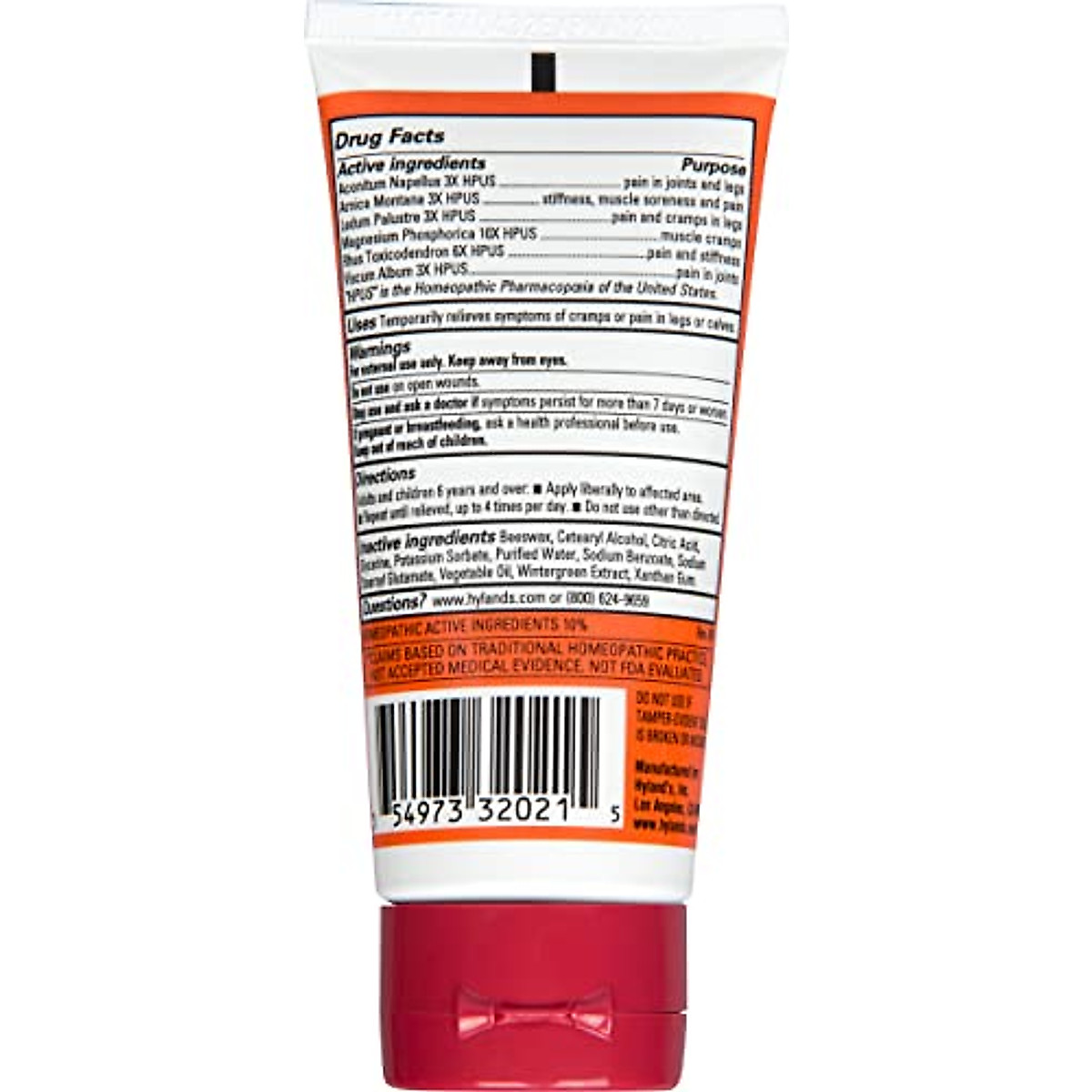 Hyland Ointment Leg Cramp 2.5oz pack of 3
