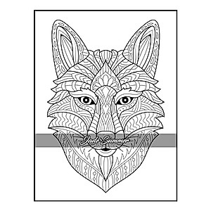 100 Animals: An Adult Coloring Book with Lions, Elephants, Owls, Horses, Dogs, Cats, and Many More!