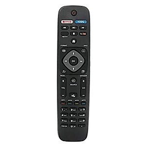 NH500UP New Replaced Remote Control Compatible with PHILIPS TV 55PFL5601/F7 55PFL5901 55PFL5901/F7 55PFL6900 55PFL6900/F7 65PFL8900 65PFL8900/F7 50PFL5601 50PFL5601/F7 50PFL5901 50PFL5901/F7 55PFL5601
