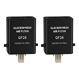 GLACIER FRESH 7007067 Air Purification Cartridge, Air Filter Replacement For Sub-Zero Refrigerator 7007076, 7042798 Air Filter (2 Pack)
