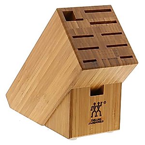 J.A. Henckels 10-Slot Bamboo Storage Block