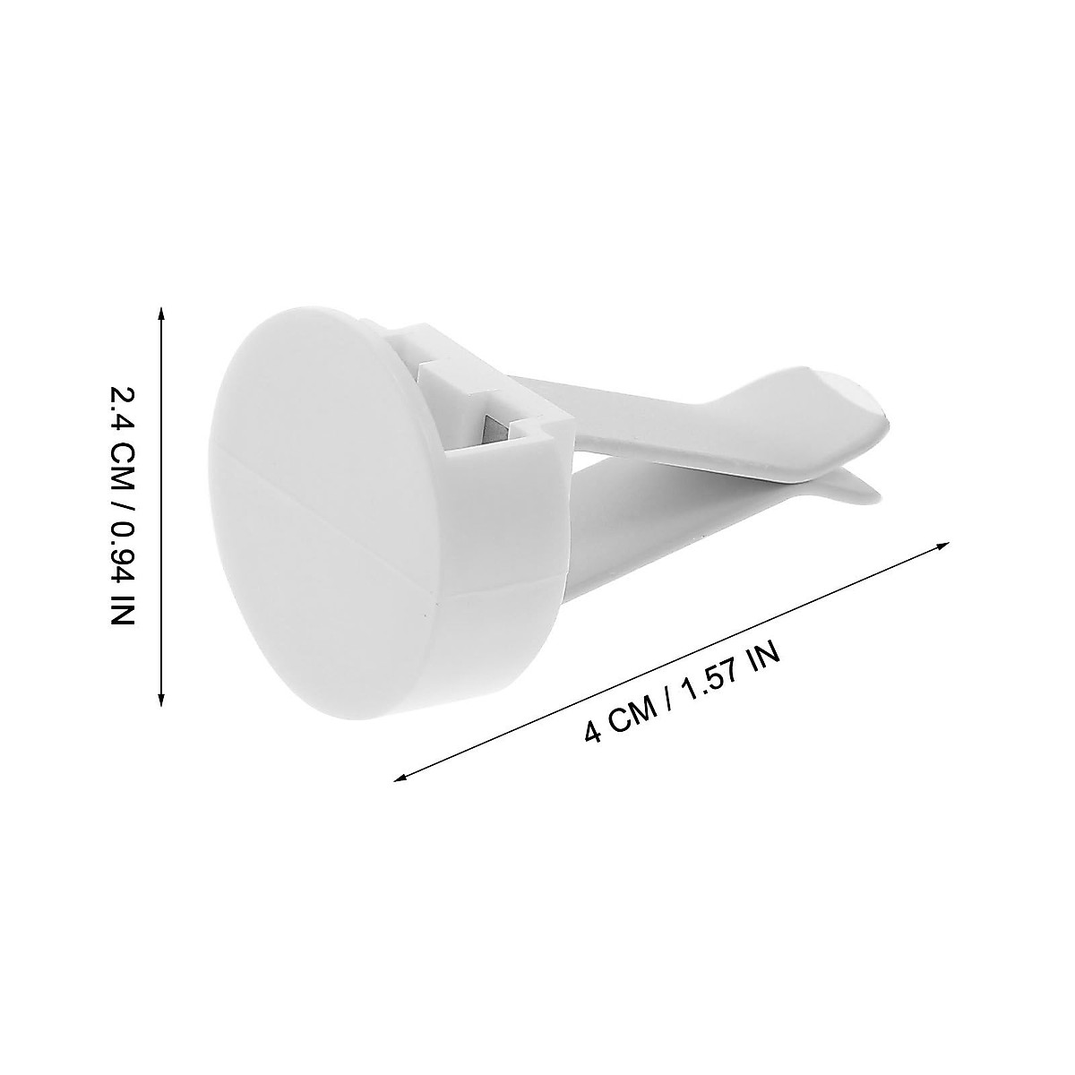 Veemoon 100pcs Air Outlet Clip Automatic Air Accessories Vent Clip for Home Car Vent