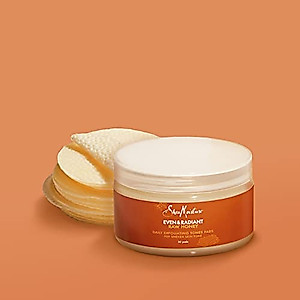 SheaMoisture Even and Radiant Face Pads For Uneven Skin Tone and Dark Spots Daily Exfoliating Toner Pads With Raw Honey 30 Count