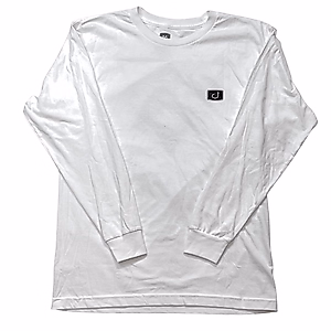 Avid Gear Fishing Salt Water Adult LS T-Shirt Outdoor Style and Comfort LS T-Shirt - Yellowfin White, Size: Medium