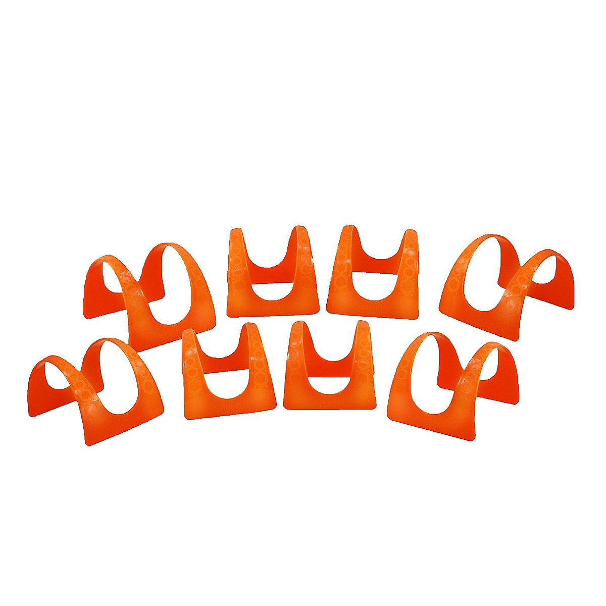 Taco Holder (8 pack) - Stand for Tacos, Soft & Hard Shells for Fill & Serve Without Mess, Plastic Server Set, Dishwasher Safe and Best for Kids, BBQ or a Party - Filling & Serving Rack, by Jokari