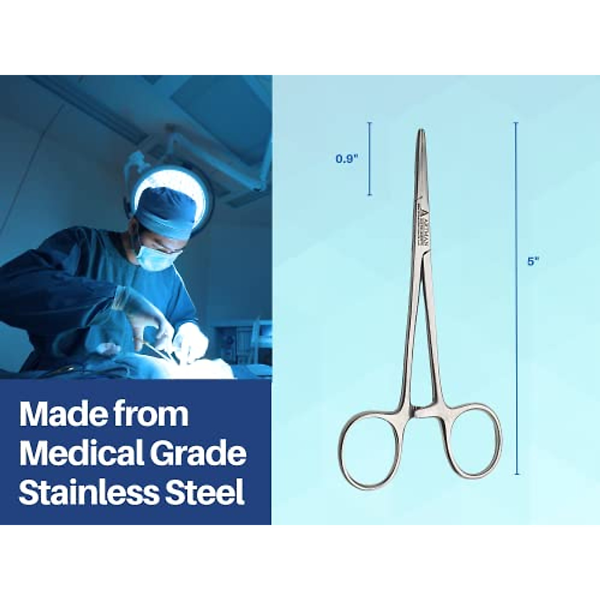 Artery Forceps Straight 5 inches Mosquito Orthodontic Dental Surgical hemostat by Wise LINKERS