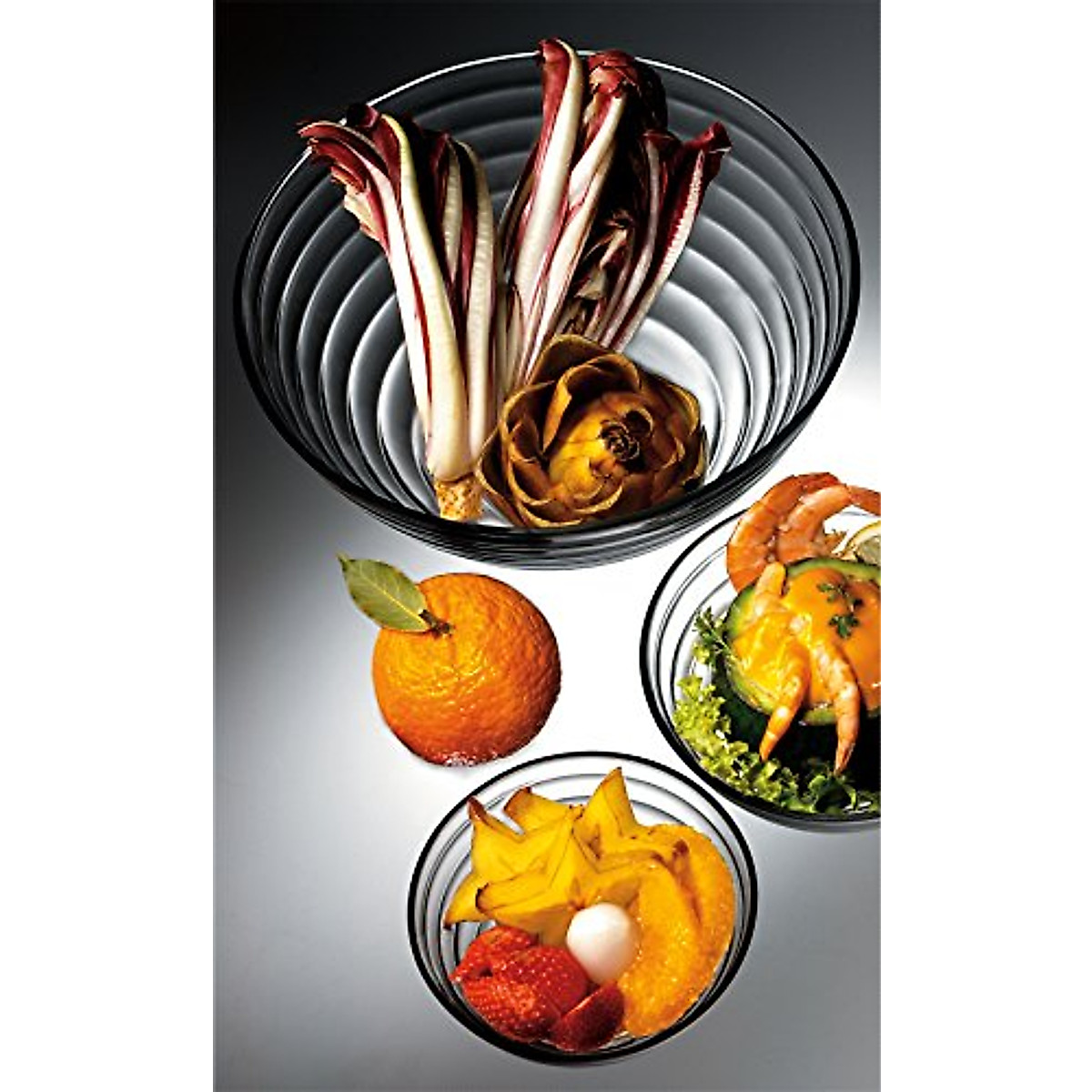Bormioli Rocco Glass Viva Salad Bowl, 52-1/2-Ounce