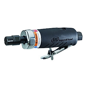 Ingersoll Rand 3107G Air Die Grinder Edge Series – 1/4", Heavy Duty, Straight, Ergonomic Grip, Ball Bearing Construction, Lightweight Tool, Black