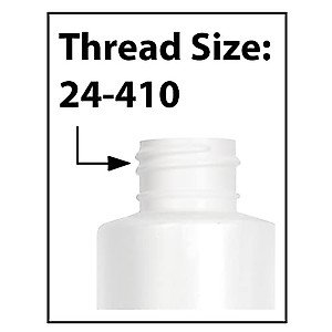 JUVITUS 4 oz / 120 ml White Refillable Plastic Cylinder Squeeze Bottle with Black Trigger Sprayer - 12 PACK