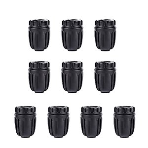 1/2 inch Irrigation Fittings End Plugs For (1/2" ID x0.6-0.63" OD) 16mm Drip Tubing Connectors-10 Pcs/pack
