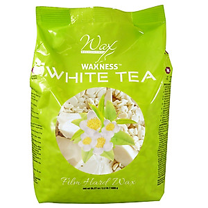 Waxness Wax Necessities Film Hard Wax Beads White Tea Cream 2.2 Pound