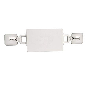 AmazonCommercial Emergency Light Exit Sign, 2-Pack, Exit Combo with Battery Backup, 2 LED Adjustable Heads