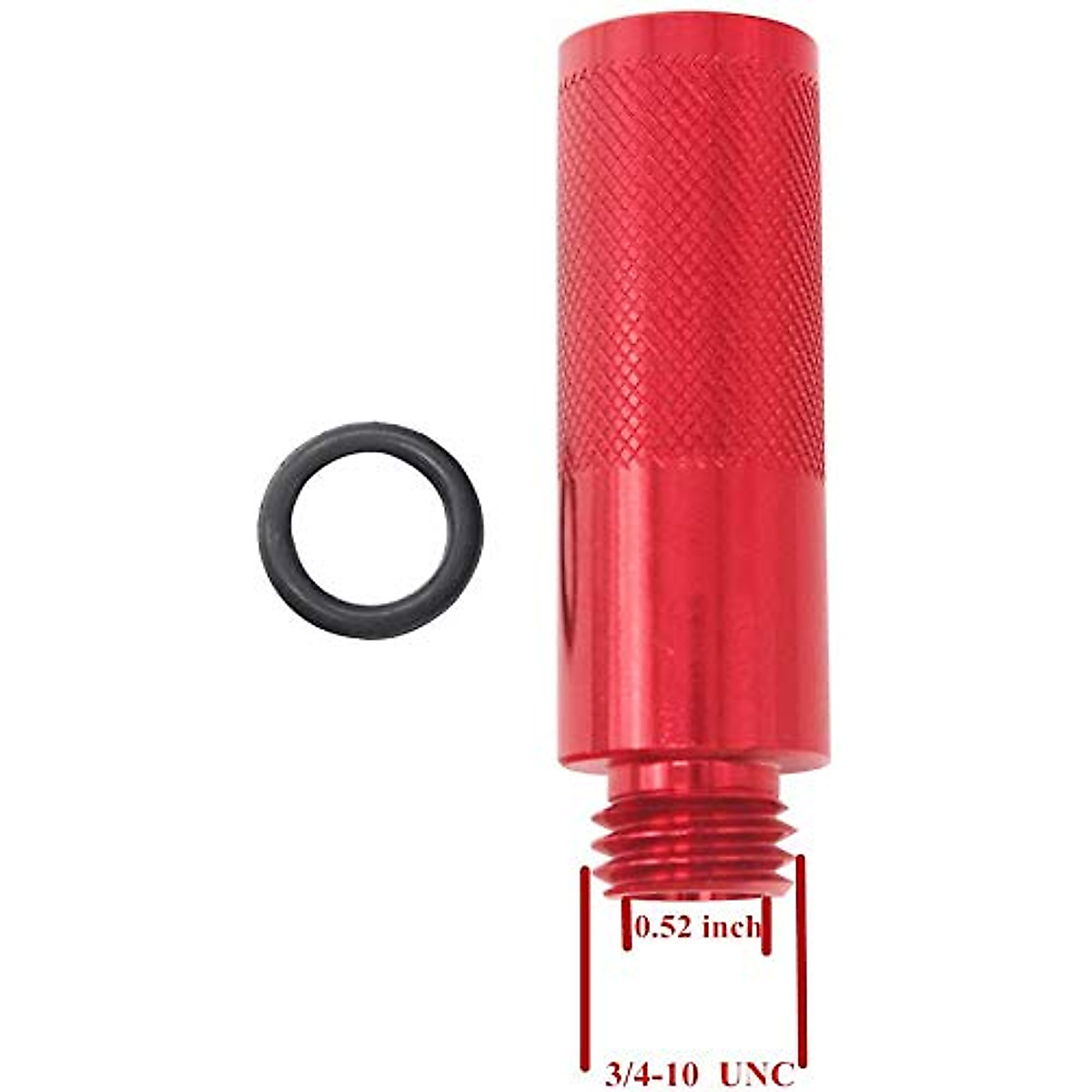 imUfer Extended Run Gas Cap Adapter, Mess Oil Changes Funnel and Generator Magnetic Tip Dipstick Oil Dip Stick for Inverter Generator for EU1000i 2000i 3000i (Red)