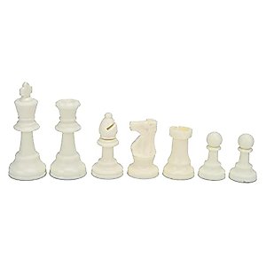 HERCHR Roll Up Chess Set, 32 Tournament Chess with Chess Board and Storage Bag Combo