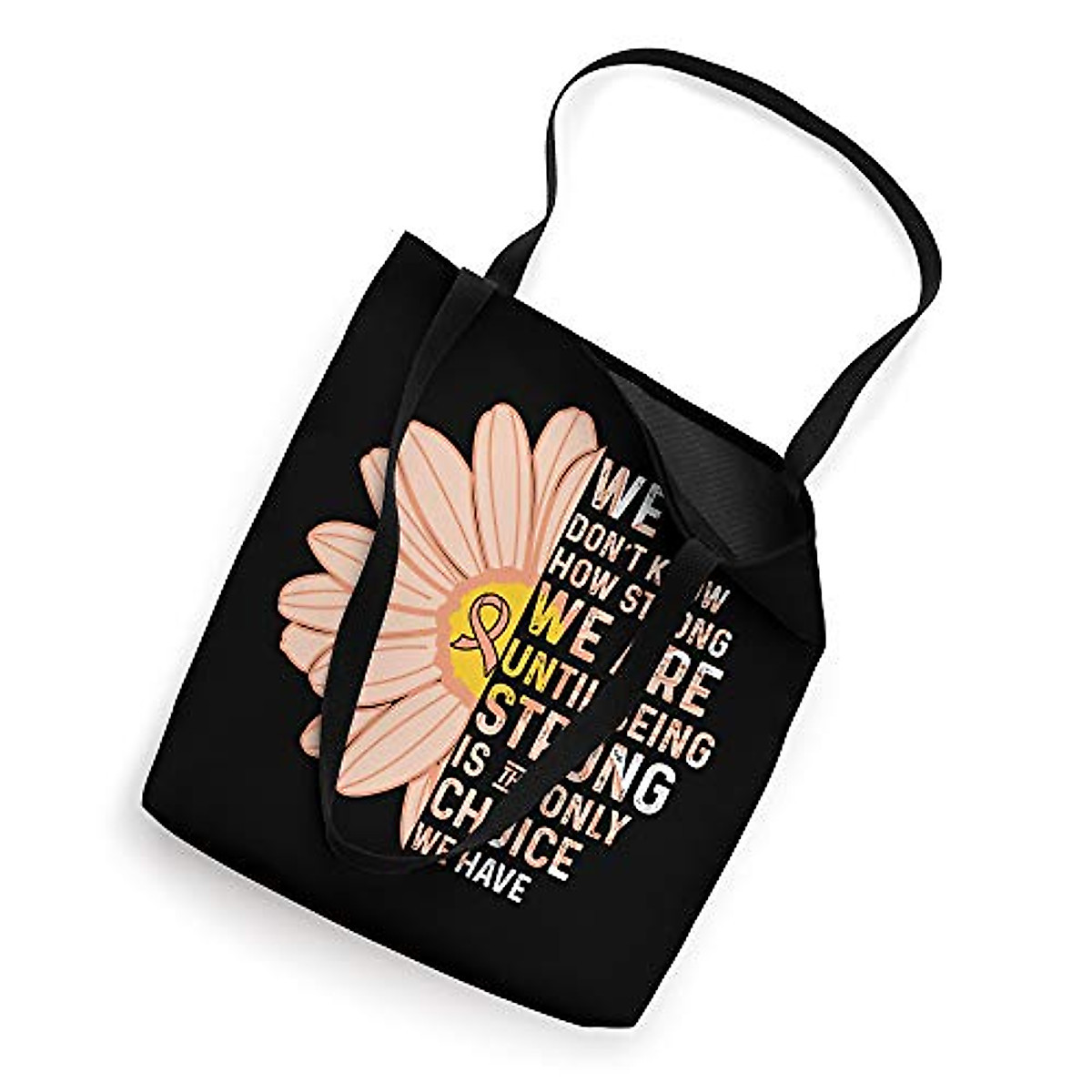 We are Strong- Uterine Cancer Awareness Item Uterine Cancer Tote Bag