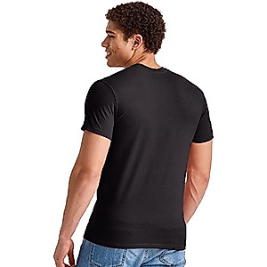 Hanes Originals Lightweight, Crewneck T-Shirts for Men, Tri-Blend Tee, Black