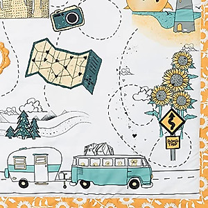 JumpOff Jo – Infant Activity Gym and Baby Play Mat – Ages 0-18 mo. – Road Trip