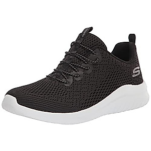 Skechers Ladies UltraFlex Bungee Slip On 8M Black