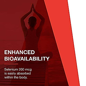Protocol Selenium 200mcg - Essential Mineral, Immune, Thyroid & Prostate Health - 90 Veg Caps
