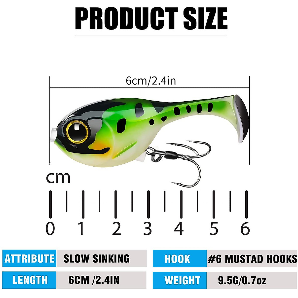Fishing Lures-Fishing Equipment Fishing Lures bass Fishing Tackle bass Lures Soft Bionic Fishing Lure Fishing Teasers Fishing Bait bass Fishing Lure Fishing Gifts for Men (A-3PCS-2)