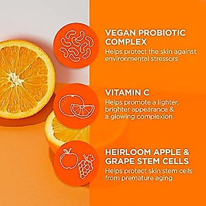 Andalou Naturals Probiotic + C Renewal Cream, Ivory, Probiotic Plus C, 1.7 Oz