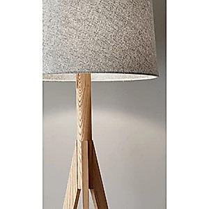 Adesso Home 3208-12 Transitional One Light Floor Lamp from Eden Collection in Bronze/Dark Finish, 18.00 inches, 59.25 in