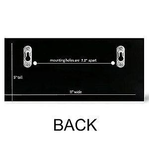 MUCHNEE Personalized Beach House Key Holder for Wall - Home Sweet Home, Customized Key Hook Decor for Kitchen, Living Room - Gifts with Custom Family Name for Couple, Wife, Husband, Family, Friends