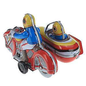Almencla Clock Motorcycle W/Side Preschool