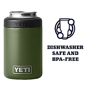YETI Rambler 12 oz. Colster Can Insulator for Standard Size Cans, Highlands Olive