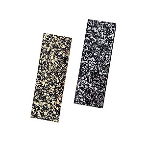 NC HAISDA Acrylic Knife scales Handle Material Slabs Knives Custom DIY Tool for Knife Makrer Blanks Blades pack of 2 Gold