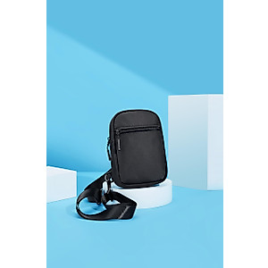 CHOLISS Small Sling Bag for Women and Men, Crossbody Bags Trendy Fanny Packs Chest Bag with Extended Strap, Black