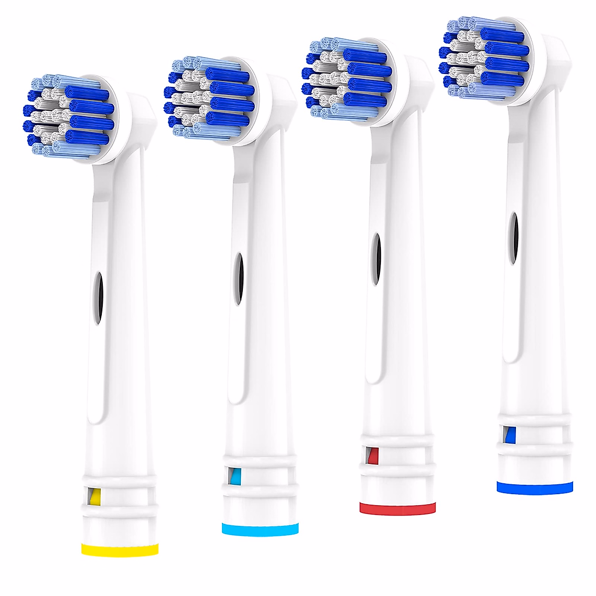 Replacement Toothbrush Heads Compatible with Oral B Braun, 4 Pack Professional Electric Toothbrush Heads Sensitive Clean Brush Heads Refill for Oral-B 7000/Pro 1000/9600/ 500/3000/8000