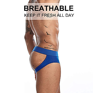SKYSPER Men's Jockstrap Underwear Mesh Breathable Jock Strap