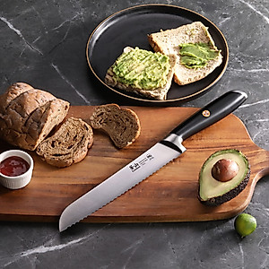 Cangshan L Series 8-Inch Bread Knife, German Steel Forged, 1027365