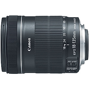 Canon EF-S 18-135mm f/3.5-5.6 is Standard Zoom Lens for Canon Digital SLR Cameras (New, White Box) (Renewed)