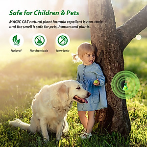 MAGIC CAT Snake Repellent for Yard Powerful, 20 Pack Snake Away Repellent Pet Safe for Yard Lawn Garden Camping Fishing, Natural Plant-Based Repellent Balls for Outdoor & Indoor Snake Control