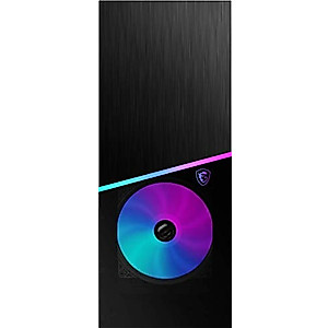 MSI MPG SEKIRA 500X Full Tower Gaming Computer Case (Black, 3X 200mm ARGB + 1x 200mm + 1x120mm ARGB Fans, 8 Channel ARGB Hub, USB Type-C, Tempered Glass, MSI Center, E-ATX, ATX, mATX, Mini-ITX)