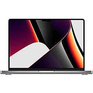 2021 Apple MacBook Pro with Apple M1 Pro chip (14-inch, 16GB RAM, 512GB SSD) - Space Gray (Renewed)