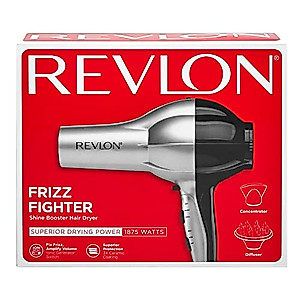 Revlon Shine Booster Hair Dryer | 1875W Smooth Blowout and Maximum Volume