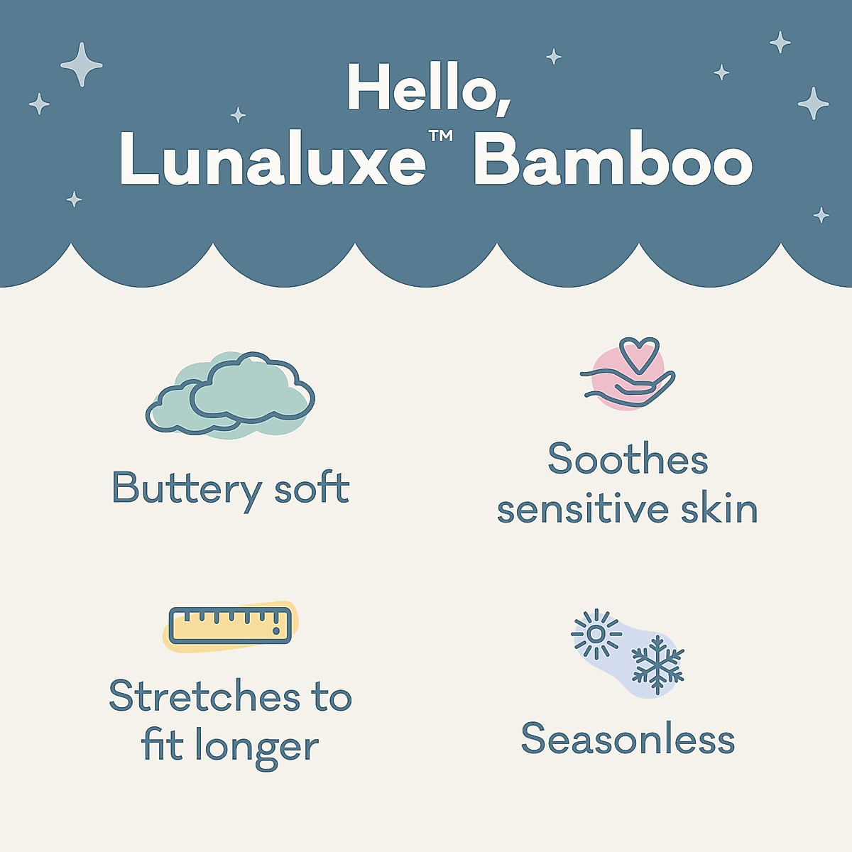 Little Sleepies Fitted Crib Sheet - Buttery Soft Bamboo Viscose Crib Sheets, Toddler Bed Sheet, Standard Crib and Toddler Mattress Sheet, Super Stretchy, Fully Elasticized, Sunshine