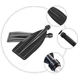BESPORTBLE 2pcs Lightweight Kayak Canoe Boat Paddle Leaf Oar Replacement Accessories Oar Blades