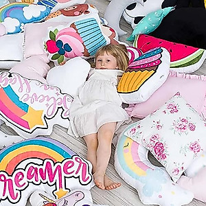 Green Butterfly Shaped Pillows Decorative, Cute Room Decoration and Living Room Sofa Cushion, 12 Inch