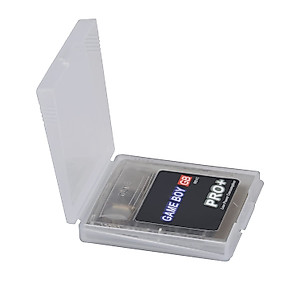 Game Card Case Games Cartridge Holder, Tectra 10pcs Clear Protective Game Cartridge Case Storage Box for Nintendo Gameboy Color GBC
